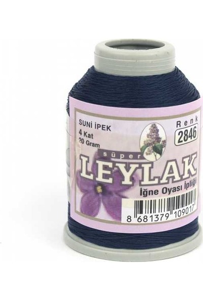 Leylak 20 Gr. Suni Ipek (4 Kat Iğne Oyası Ipliği) 2846