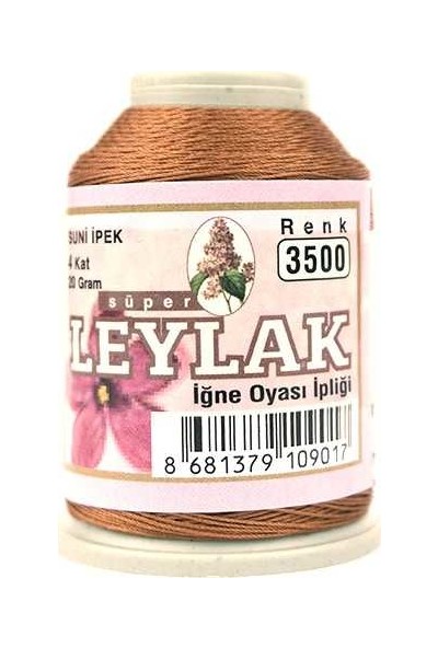 Leylak 20 Gr. Suni Ipek (4 Kat Iğne Oyası Ipliği) 3500