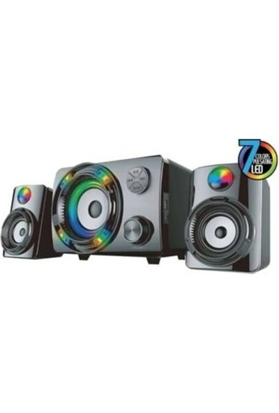 Kerasus DH0019 2+1 Oyuncu Ses Sistemi Rgb LED Bluetooth Hoparlör Kerasus DH0019 2+1 Oyuncu Ses Sistemi Rgb LED Bluetooth Hoparlör