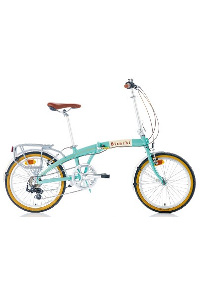 Bianchi Folding 20 Jant Vintage 285H 7-V Vb Celeste-Krem Katlanir Bisiklet Bianchi Folding 20 Jant Vintage 285H 7-V Vb Celeste-Krem Katlanir Bisiklet
