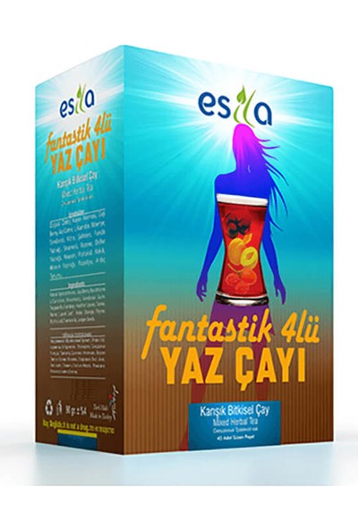 Esila Fantastik Dörtlü Yaz Çayı