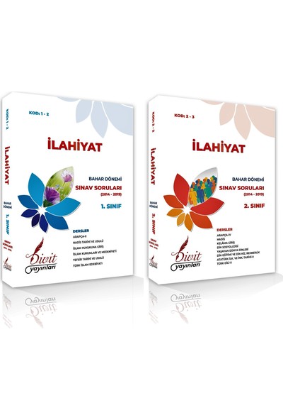 Divit Yayınları AÖF Ilahiyat 1. Sınıf 2. Yarıyıl ve 2. Sınıf 4.Yarıyıl Bahar Dönemi Sınav Soruları (2014-2019) Divit Yayınları AÖF Ilahiyat 1. Sınıf 2. Yarıyıl ve 2. Sınıf 4.Yarıyıl Bahar Dönemi Sınav Soruları (2014-2019)