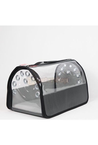 Lavista Şeffaf Flybag Pet Taşıma Çantası Füme 26X43X27H cm