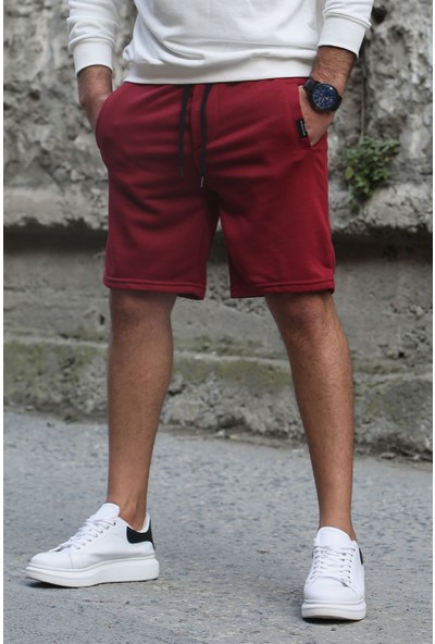 Madmext Bordo Erkek Regular Fit Şort 4842 Madmext Bordo Erkek Regular Fit Şort 4842