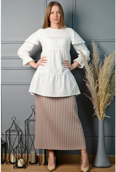 Pınkmark Kadın Taş Etek PMET24060