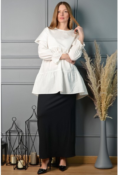 Pınkmark Kadın Siyah Etek PMET24039