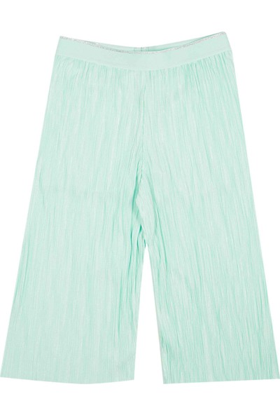 United Colors Of Benetton Beli Lastikli Pileli Bol Pantolon