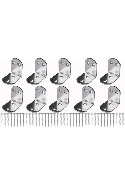 Oval Gönye 23X30 Masa Gönye Köşebent L Demir Kalınlık 2mm 100 Adet