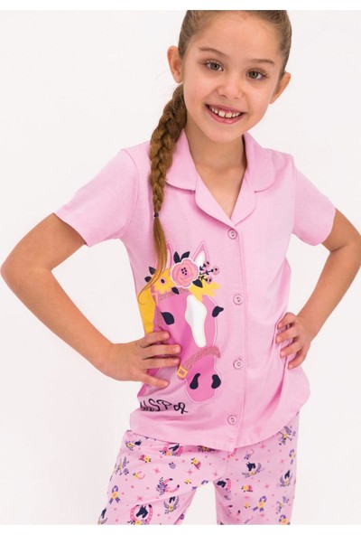 U.s. Polo Assn. Kız Garson Gömlek Pijama Takımı US850-G 21Y U.s. Polo Assn. Kız Garson Gömlek Pijama Takımı US850-G 21Y
