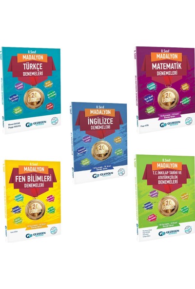 Gezegen Yayıncılık 8. Sınıf Deneme Seti Yeni Mtfii