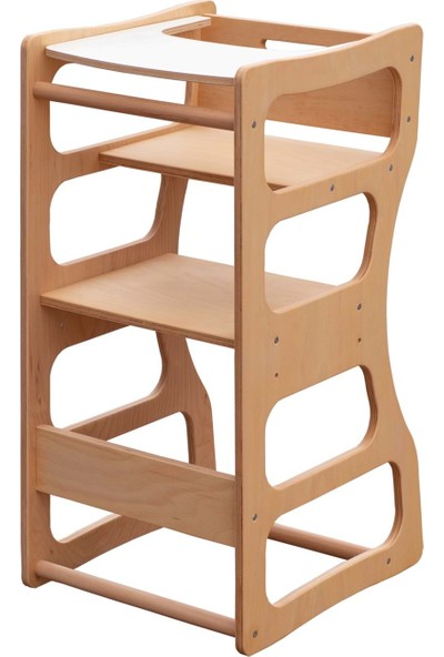 Ens Kids Collection Mama Sandalyesi & Öğrenme Kulesi Ikisi Bir Arada