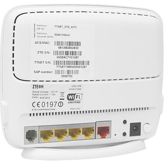 Zte H168N Vdsl+ Adsl2 4 Port Kablosuz Modem Router Fiyatı