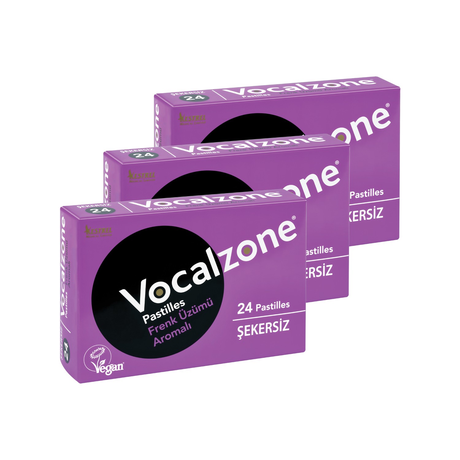 Vocalzone Frenk Üzümlü 24 Pastil 3'lü Fiyatı - Taksit Seçenekleri