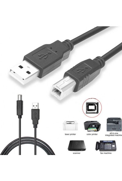 Moonkip Lexmark USB Yazıcı Printer Ara Bağlantı Kablosu Moonkip Lexmark USB Yazıcı Printer Ara Bağlantı Kablosu