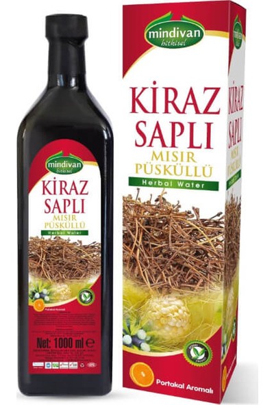 Mindivan Kiraz Saplı Mısır Püsküllü Form (Detox Suyu ) 1 Lt Mindivan Kiraz Saplı Mısır Püsküllü Form (Detox Suyu ) 1 Lt