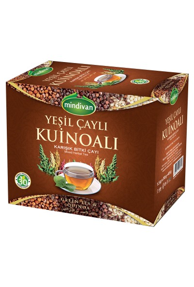 Mindivan Yeşil Çaylı Kinoa Çayı