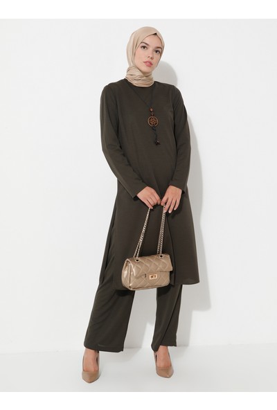 Ecesun Tunik&Pantolon Ikili Takım Haki Ecesun Tunik&Pantolon Ikili Takım Haki