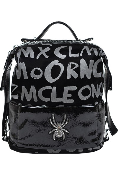 Kriste Bell Siyah Örümcek Detaylı Sırt Çanta 2021 Kriste Bell Siyah Örümcek Detaylı Sırt Çanta 2021