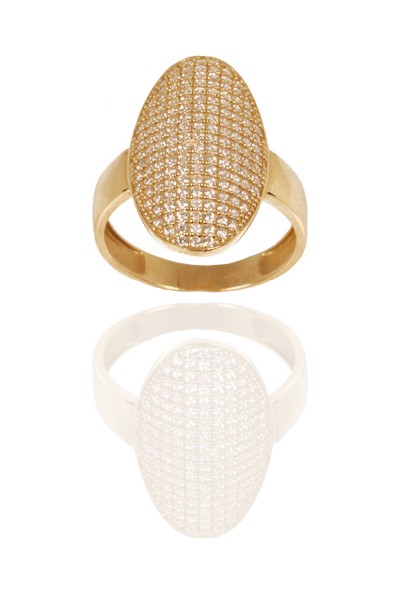 Adil Idil Kuyumculuk Oval Kesim Taşlı Yüzük