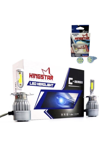 Kingstar Zenon, H1 C Serisi LED Xenon Far Kingstar Zenon, H1 C Serisi LED Xenon Far