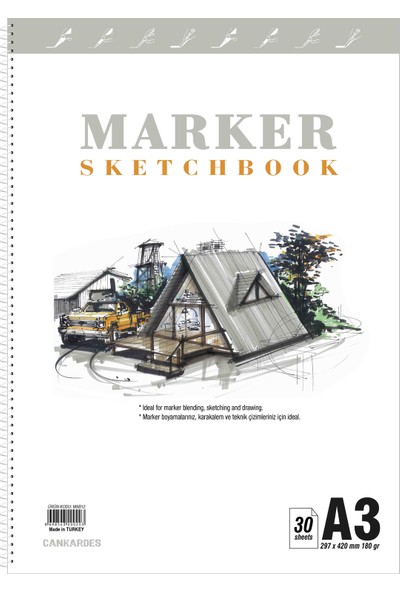 Cankardeş Marker Sketchbook A3