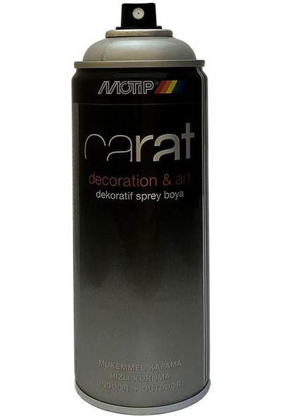Motip Carat Metalik Gümüş Gri Sprey Jant Boyası 400 Ml. Ral 9006