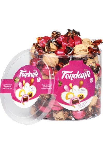 Fondante Fudge Mix 1000 Gr. Silindir (1 Paket)