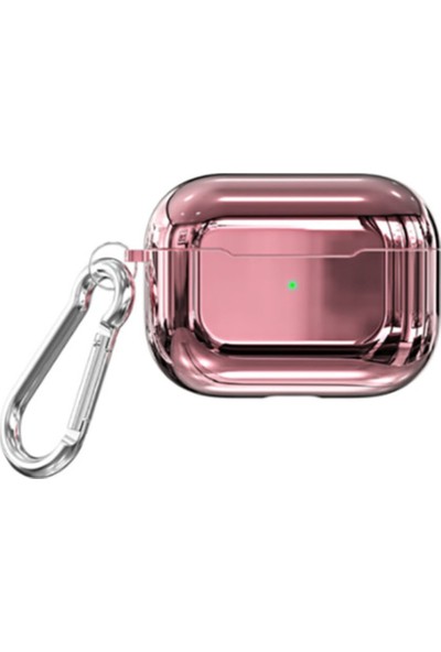 Kzy Apple Airpods Pro Uyumlu Askılı Silikon Kılıf - Rose Gold Kzy Apple Airpods Pro Uyumlu Askılı Silikon Kılıf - Rose Gold