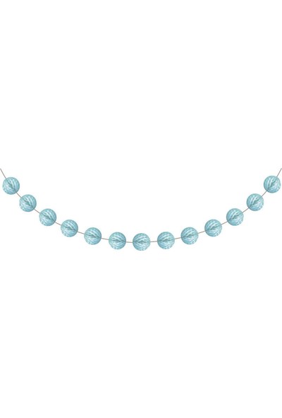 Parti Dünyası Bebek Mavisi Mini Toplar Garlent 275 cm