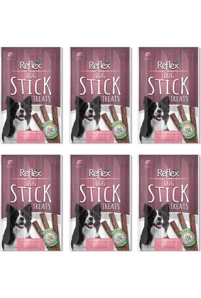 Reflex Somonlu Stick Köpek Ödül Maması 3X11 gr - 6 Paket Reflex Somonlu Stick Köpek Ödül Maması 3X11 gr - 6 Paket