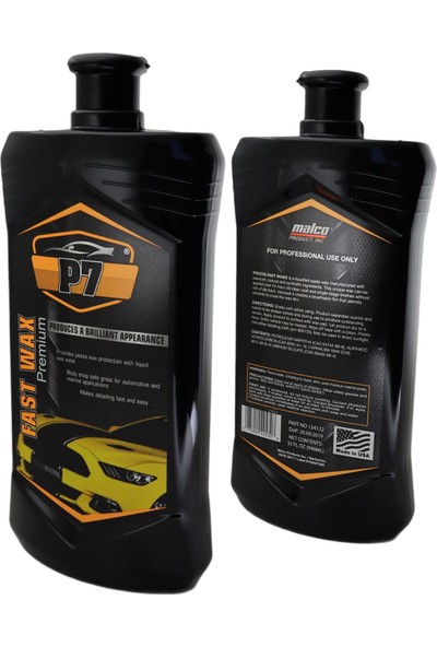 Malco Voc Fast Wax (Presta Litrelik Korumalı Sıvı Cila) P7 Malco Voc Fast Wax (Presta Litrelik Korumalı Sıvı Cila) P7