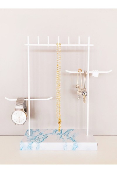 Trendimsin Mermer Görünümlü Takı Standı