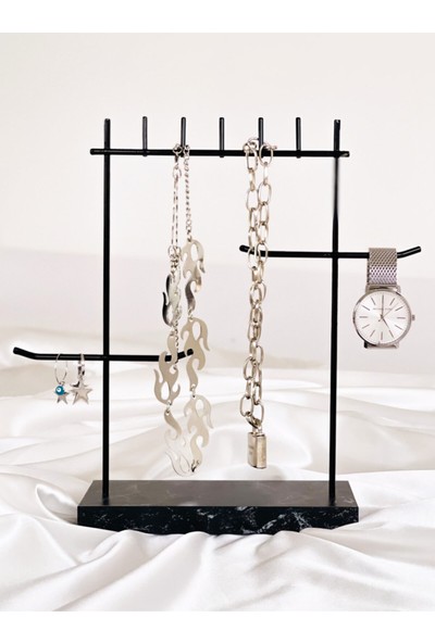 Trendimsin Mermer Görünümlü Takı Standı