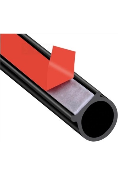 Gözdeler Bantlı Kapı Fitili ( Çap-10mm) Bantlı Sünger - D Tipi Fitil ( 1 Adet = 1 Metre )