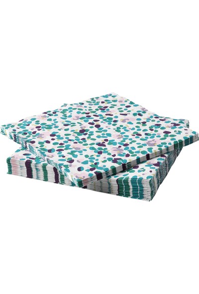 Ikea Tacsamhet Çok Renkli 33 X 33 Cm 30 Adet Peçete