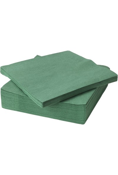 Ikea Fantastik Koyu 40 X 40 Cm Yeşil 50 Adet Peçete