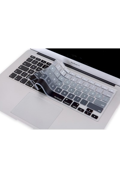 Laptop MacBook Air Pro Klavye Koruyucu 13inc 15-17inc İngilizce/Türkçe Klavye USTipli A1466 Ombre Laptop MacBook Air Pro Klavye Koruyucu 13inc 15-17inc İngilizce/Türkçe Klavye USTipli A1466 Ombre