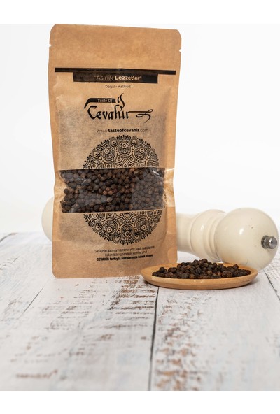 Taste of Cevahir Doğal Tane Karabiber 200 gr Taste of Cevahir Doğal Tane Karabiber 200 gr
