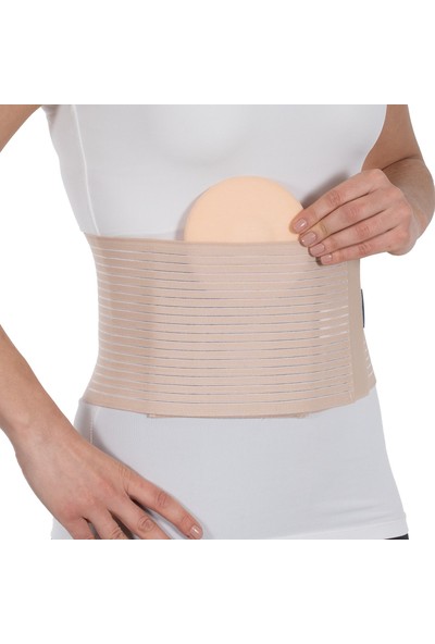 Orthosun Göbek Fıtığı Korsesi Pedli Karın Korsesi 110-120 cm