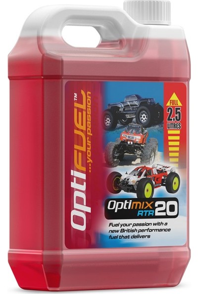 Optifuel Optimıx Rtr %20 2.5 lt Nitro Rc Model Araç Yakıtı