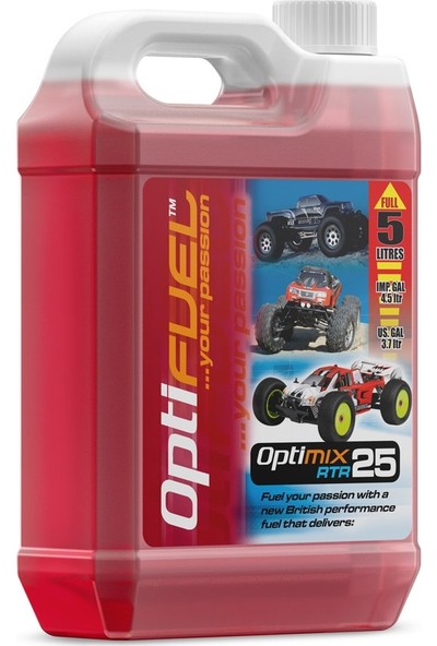 Optifuel Optimıx Rtr %25 5 lt Nitro Rc Model Araç Yakıtı