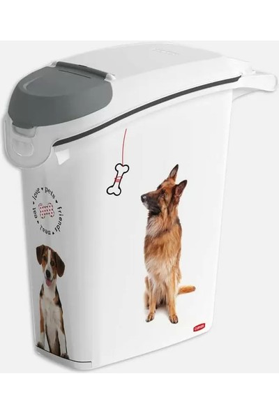 Evinizin Atölyesi Köpek Maması Saklama Kutusu Desenli Evinizin Atölyesi Köpek Maması Saklama Kutusu Desenli