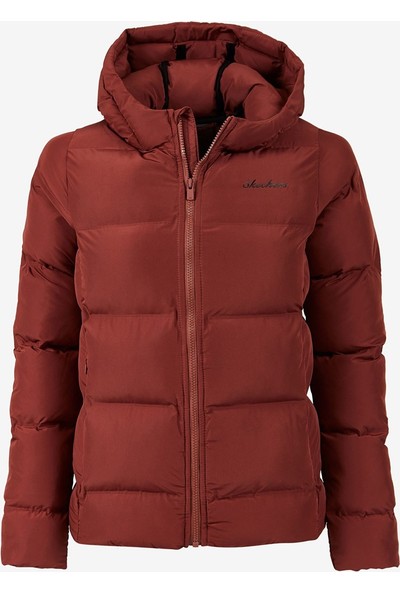 Skechers Outerwear W Padded Seamless Hooded Jacket Kadın Kahverengi mont - S202123-220 Skechers Outerwear W Padded Seamless Hooded Jacket Kadın Kahverengi mont - S202123-220