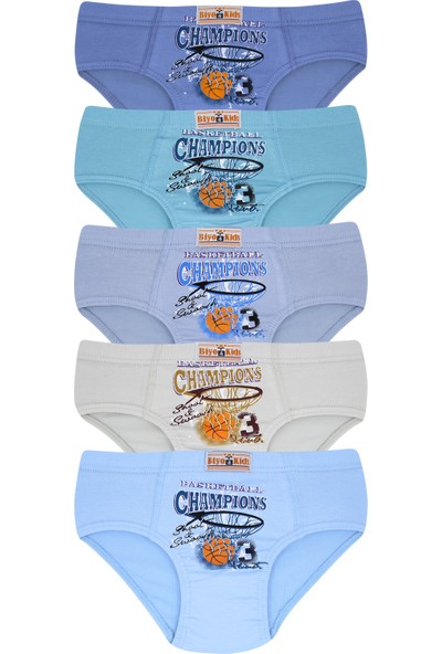 Biyokids Erkek Çocuk Külot 5 Li Paket Karışık Renk Baskılı Külot Biyokids Erkek Çocuk Külot 5 Li Paket Karışık Renk Baskılı Külot