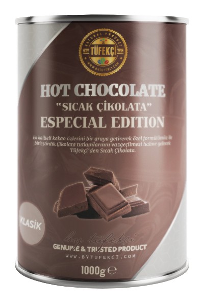 By Tüfekçi Sıcak Çikolata Klasik 1000 gr By Tüfekçi Sıcak Çikolata Klasik 1000 gr