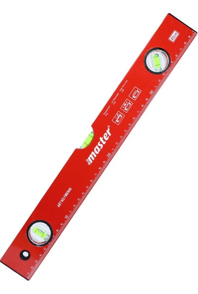 Master Alüminyum Kırmızı Su Terazisi 60 cm