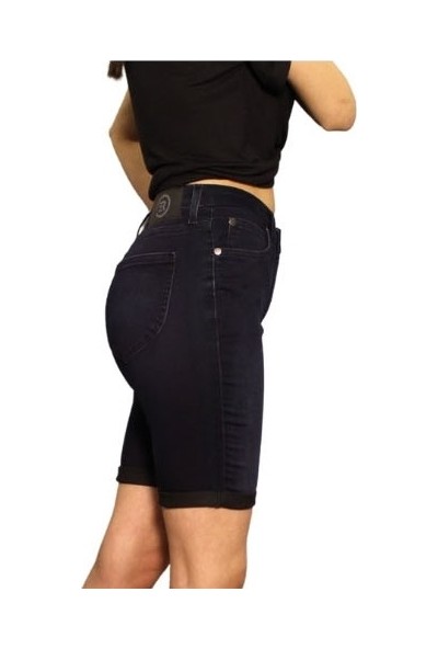 Uandijeans Paris Kot Şort Kadın