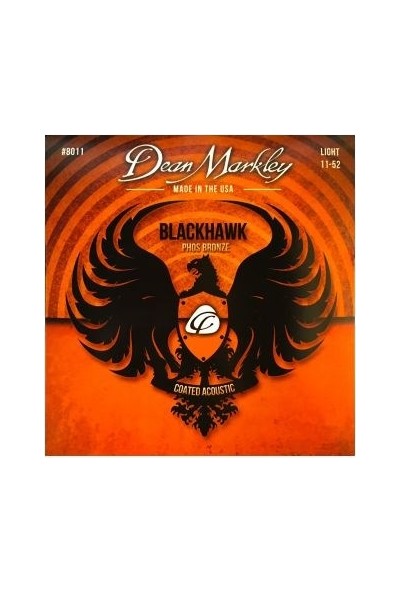 Dean Markley Blackhawk 8011 Kaplamalı 11-52 Medium Light Akustik Gitar Takım Tel Dean Markley Blackhawk 8011 Kaplamalı 11-52 Medium Light Akustik Gitar Takım Tel