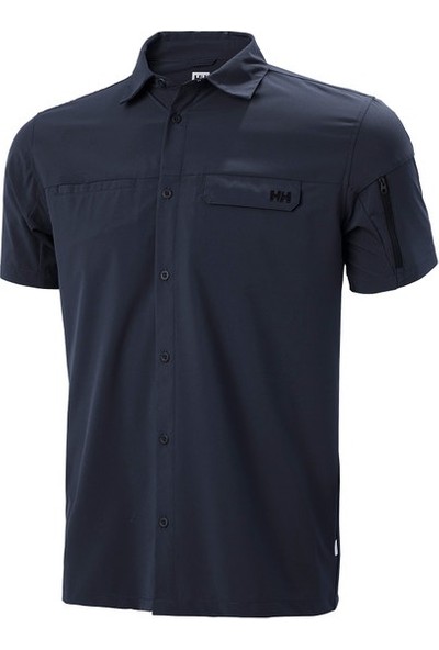 Helly Hansen Hh Verven Ss Shırt Erkek Gömlek HHA.62881 HHA.597 Lacivert