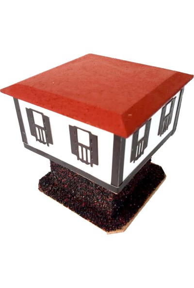 Akbak Ahşap Safranbolu Ev Maket Model 2 9 x 9 x 10 cm Akbak Ahşap Safranbolu Ev Maket Model 2 9 x 9 x 10 cm